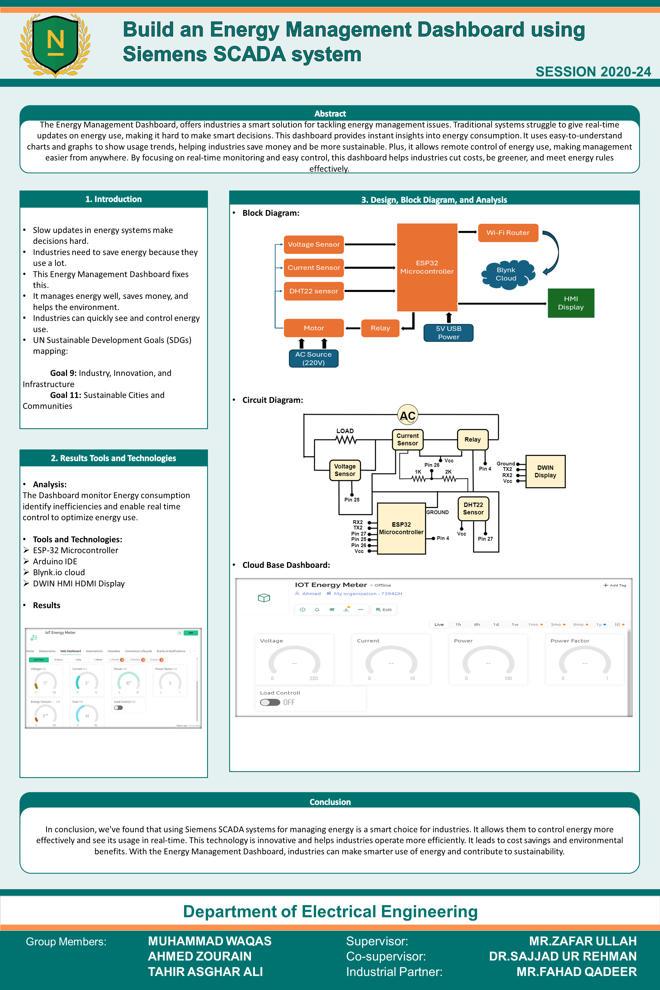 BUILD AN ENERGY MANAGEMENT DASHBOARD USING SIEMENS SCADA SYSTEM - Namal CDC